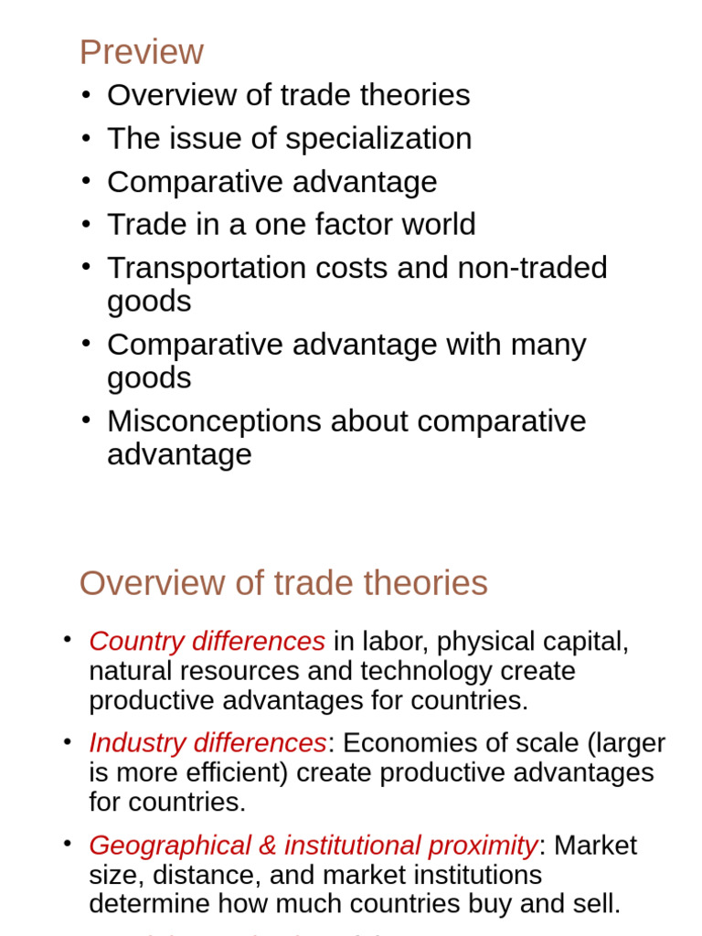 2 - Comparative Advantage | PDF | Comparative Advantage | Labour Economics