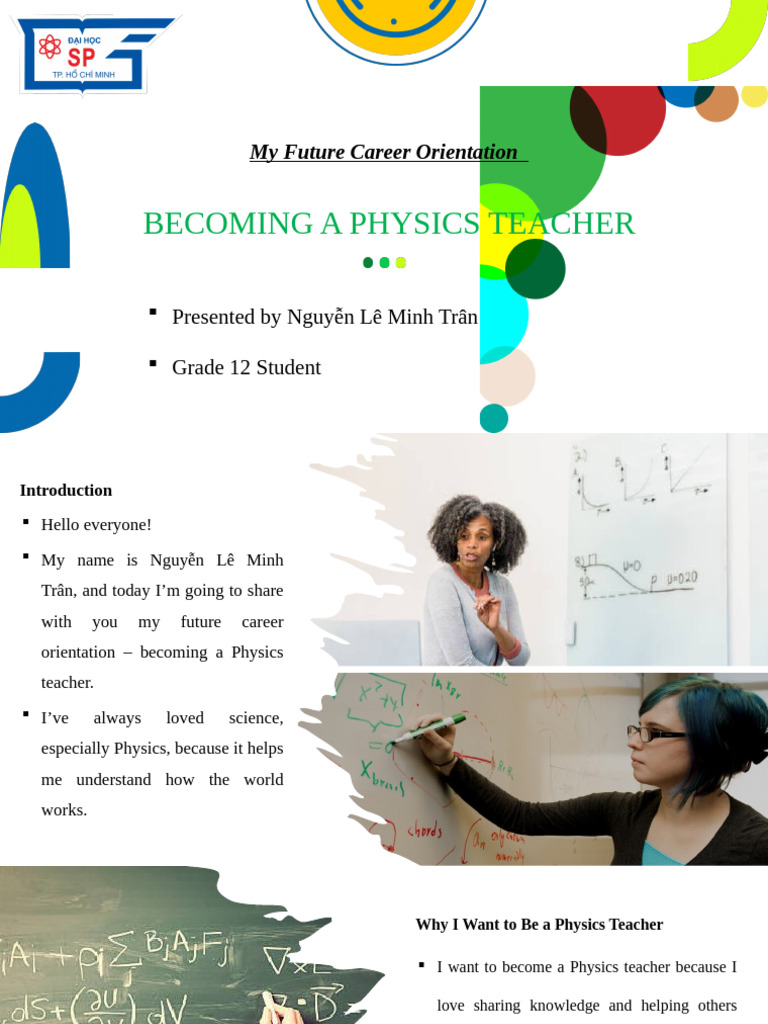 Future Career as a Physics Teacher | PDF