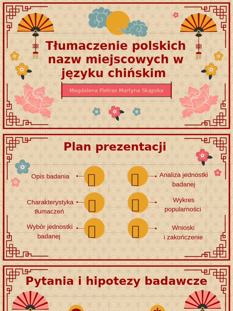 Chinski Prezentacja | PDF