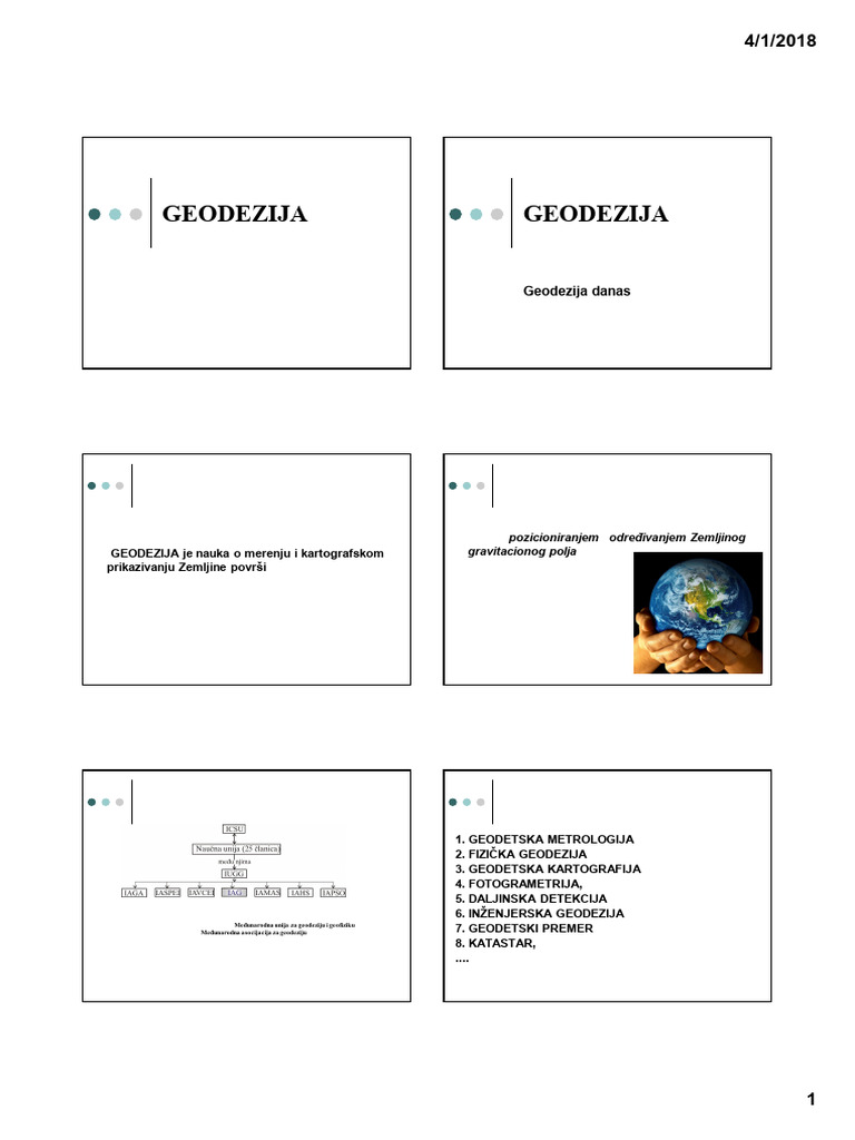Uvod Geodezija danas | PDF