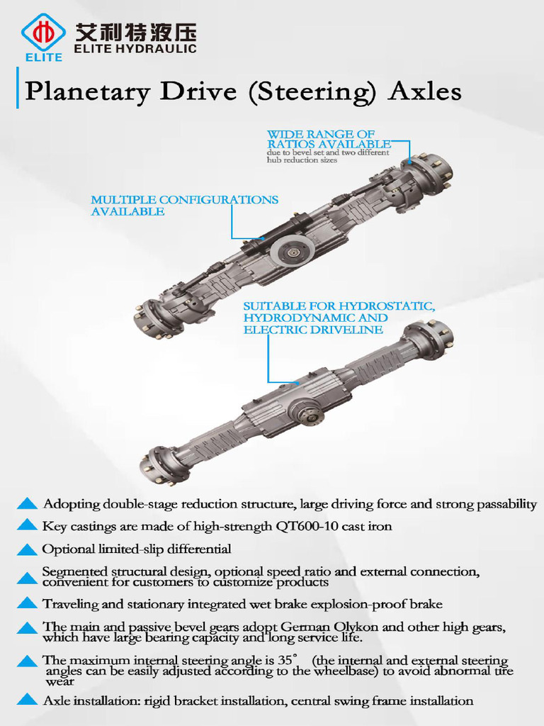 Planetary Drive Axles Solutions | PDF