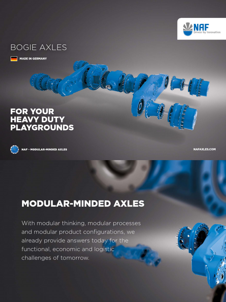 Modular Bogie Axles for Heavy-Duty Vehicles | PDF | Axle | Mechanical ...