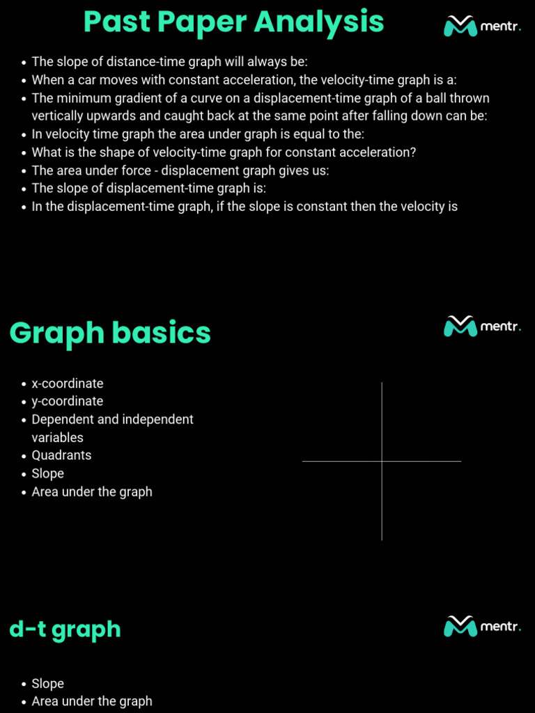 Graphs (D-T, V-T, A-T Graphs) and Their Interpretations | PDF