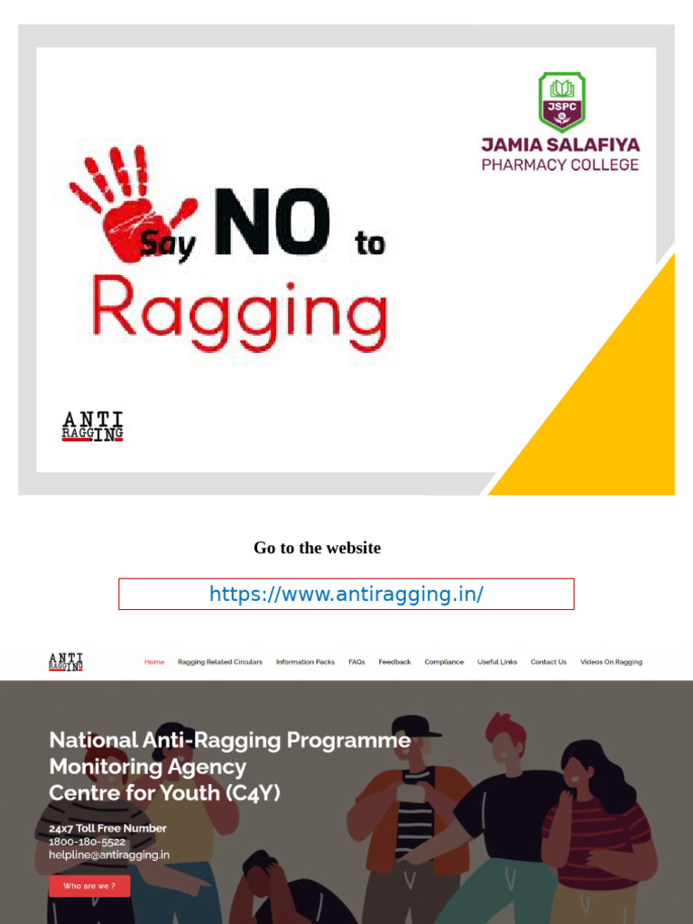Anti Ragging | PDF