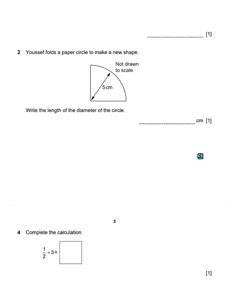 Y6 Test 2 Model Paper | PDF