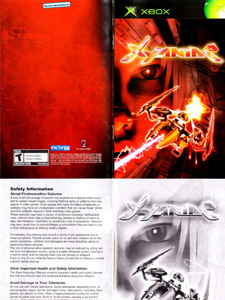 Xbox - Xyanide - Evolved Games | PDF