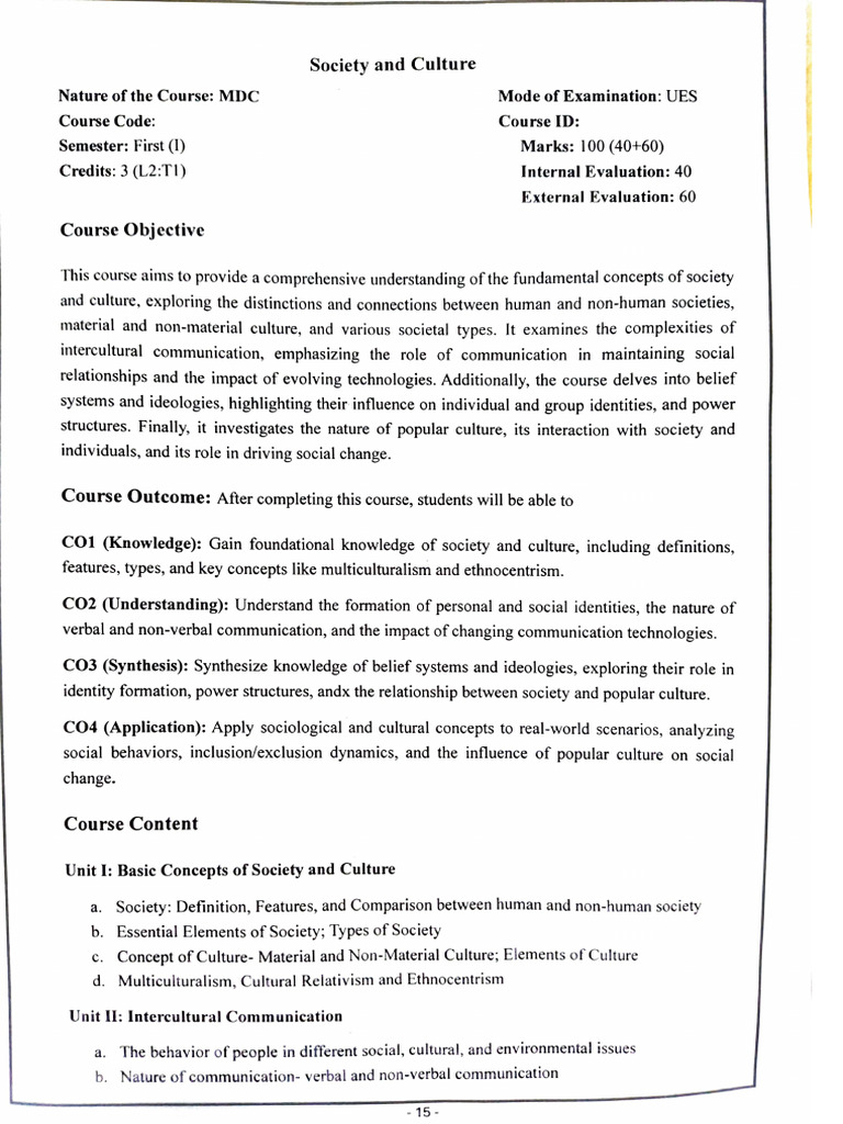 Society and Culture | PDF | Communication | Identity (Social Science)