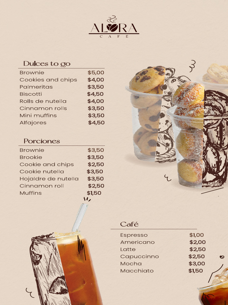 Alora Menu PDF | PDF