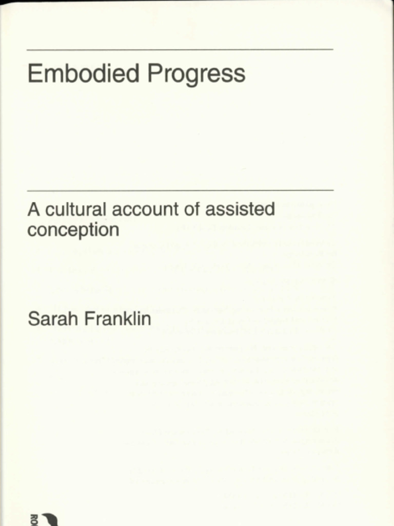 Franklin Embodied Progress 1997 | PDF | Kinship | Anthropology