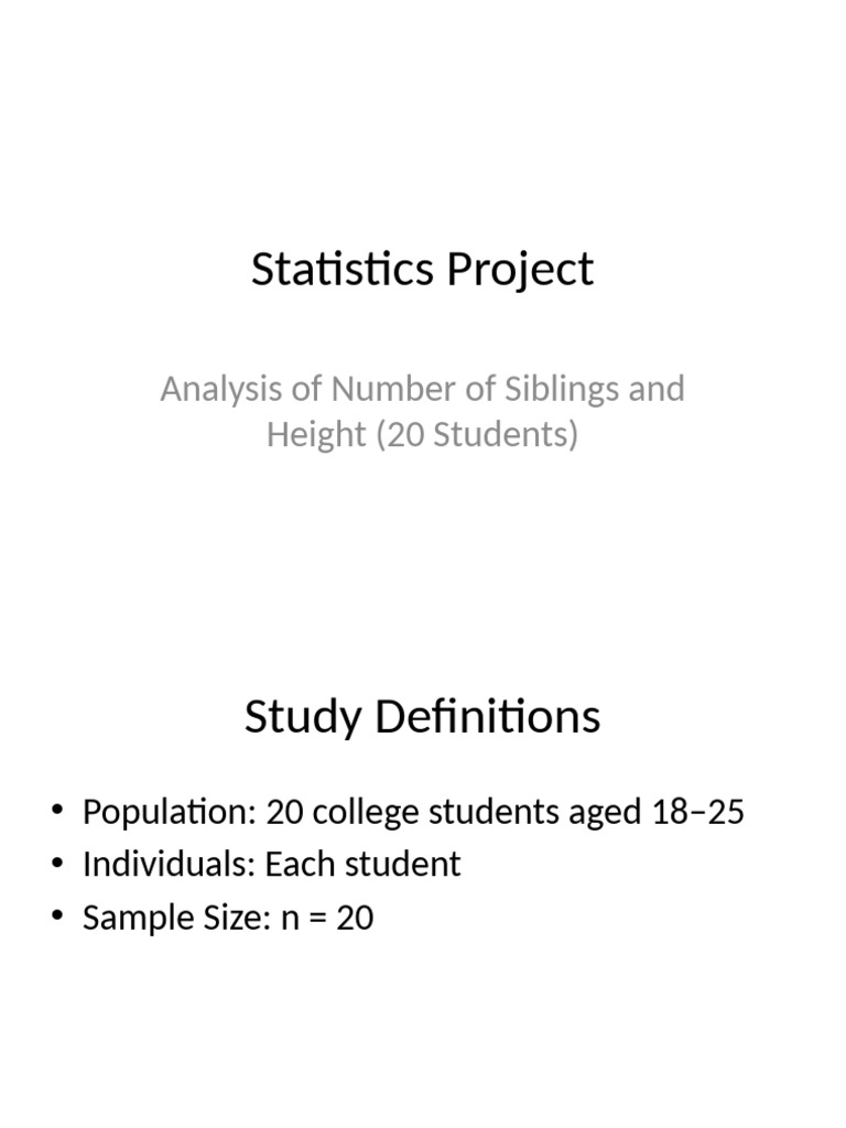 Final Statistics Presentation Pdf