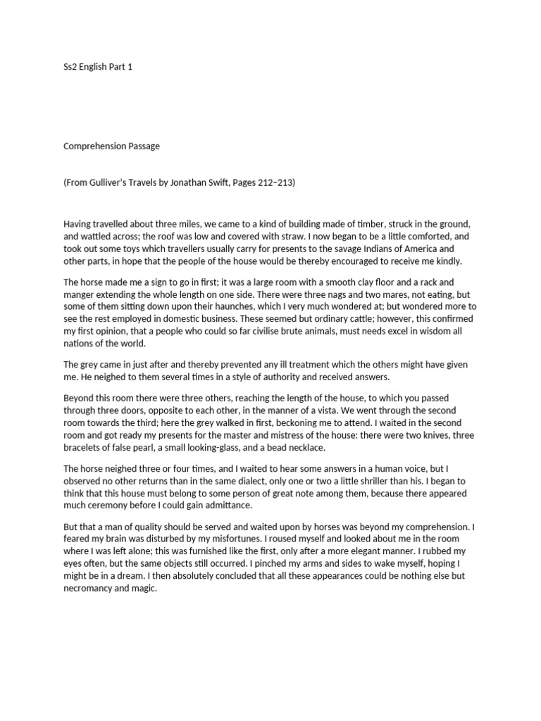 Ss2 English Par-WPS Office | PDF | Stress (Linguistics) | Phonetics