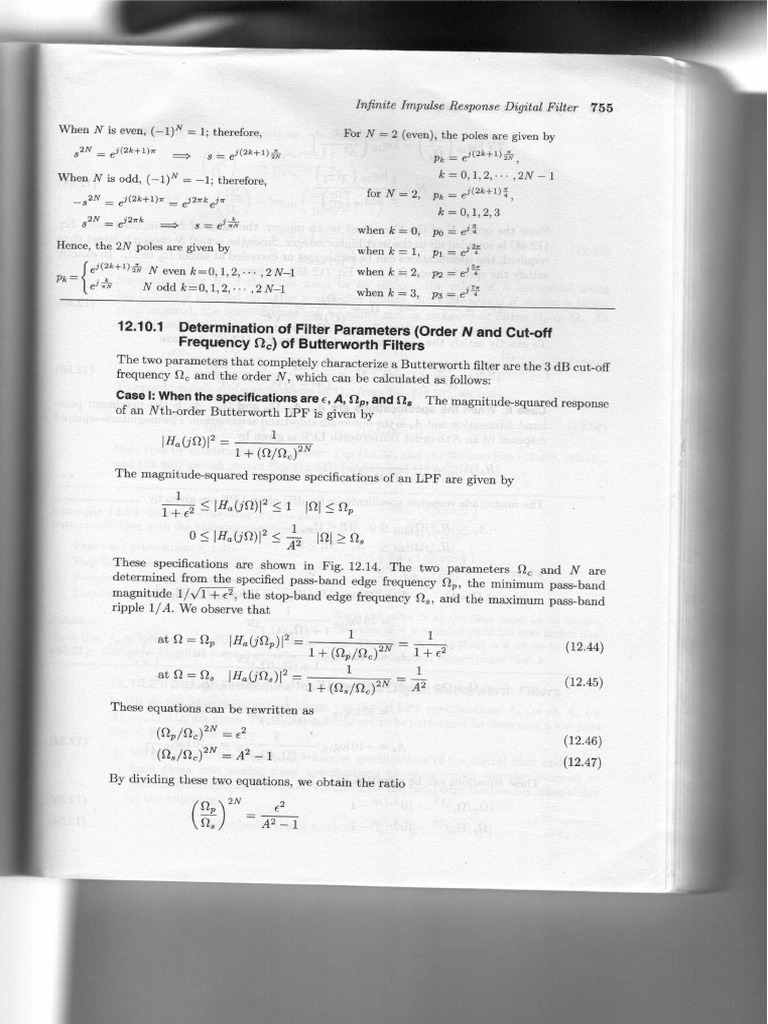 IIR Butterworth | PDF