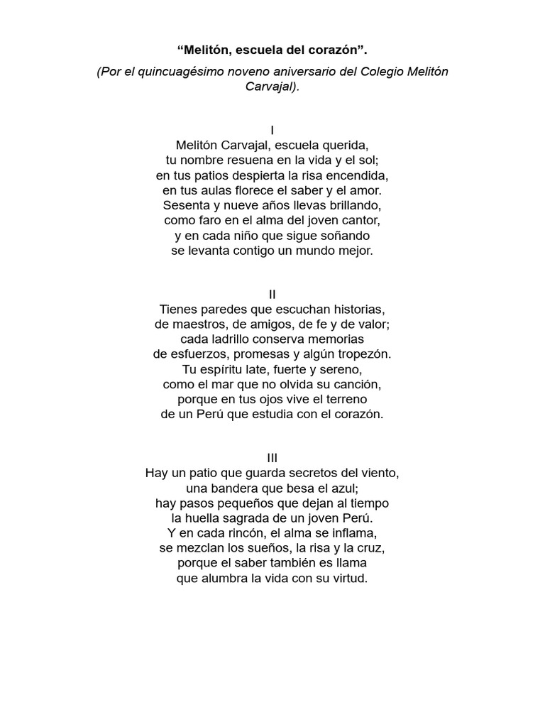 Melitón (Poesía) | PDF