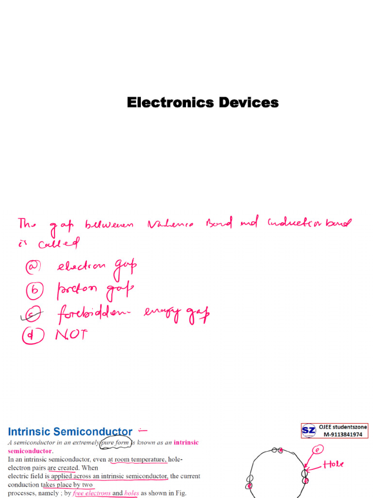 Electronics All Chapter MCQ | PDF | Electromagnetism | Electrical ...