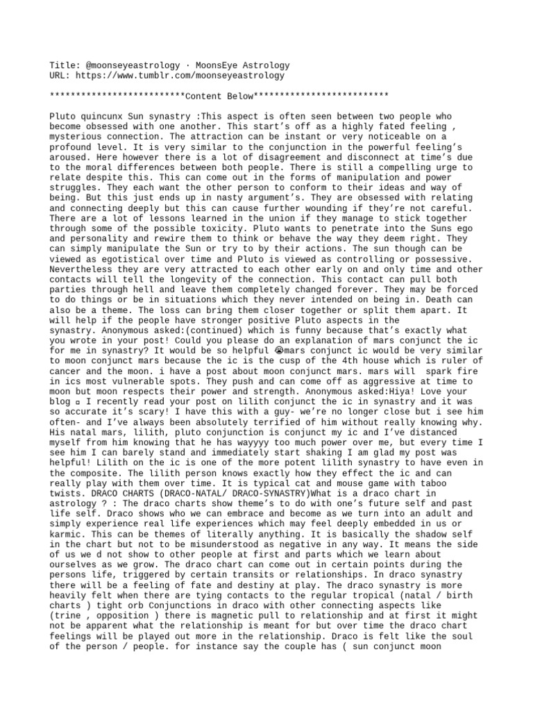 @Moonseyeastrology · MoonsEye Astrology | PDF | Astrology