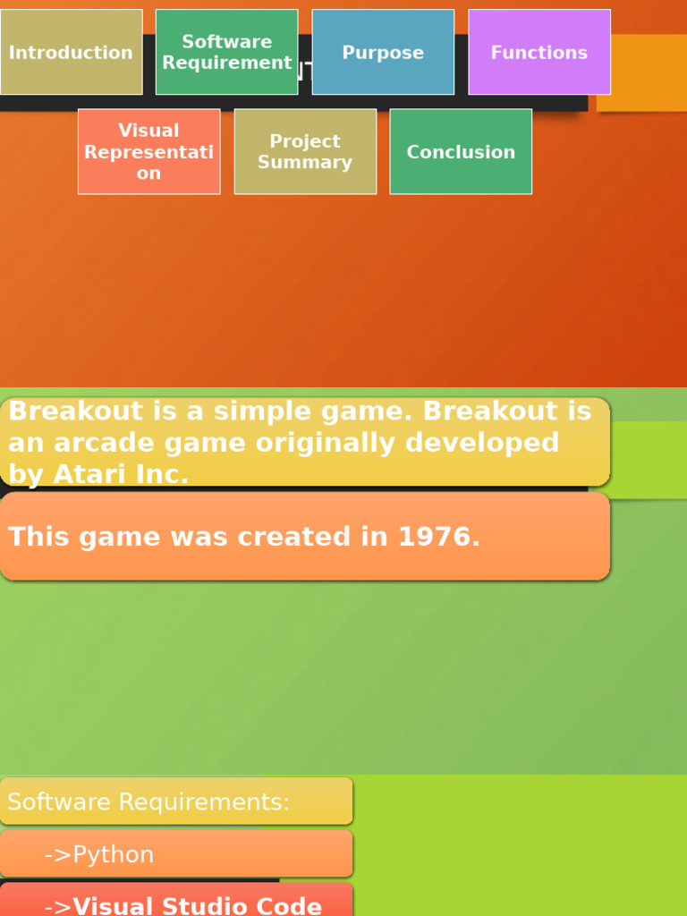 Bricks Breaker Game Part 2 | PDF