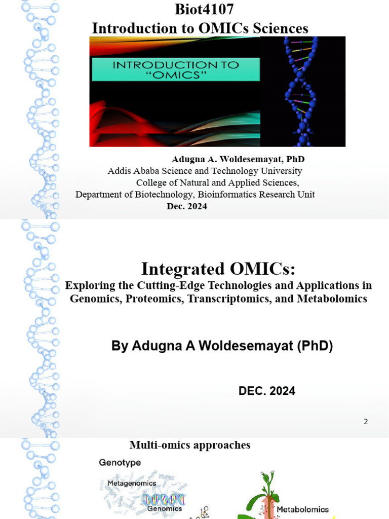 0 Integrated OMICs Refined | PDF