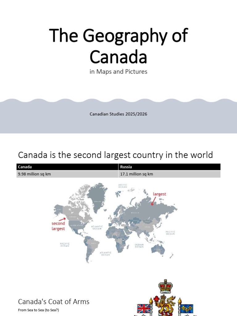 Geography of Canada in Maps - 2. prednáška | PDF