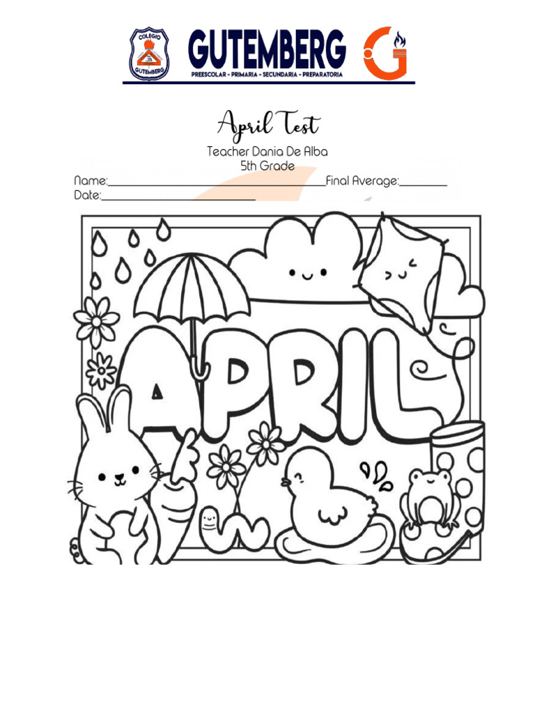 April Test 2 | PDF