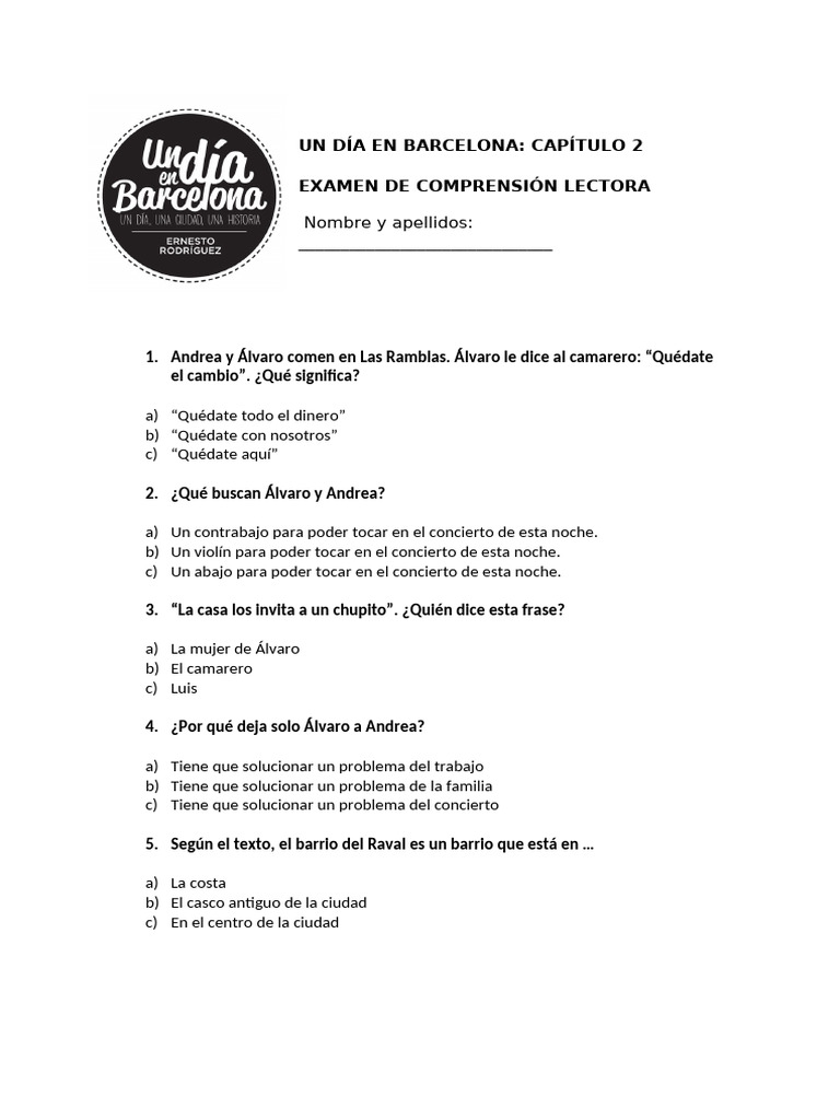 Examen Capitulo 2 | PDF