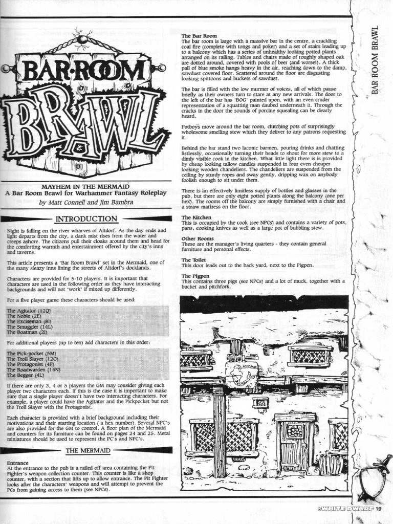 Bar Room Brawl | PDF