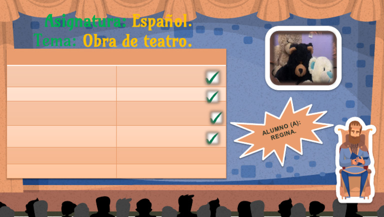 Evaluación de Obra de Teatro en Español | PDF