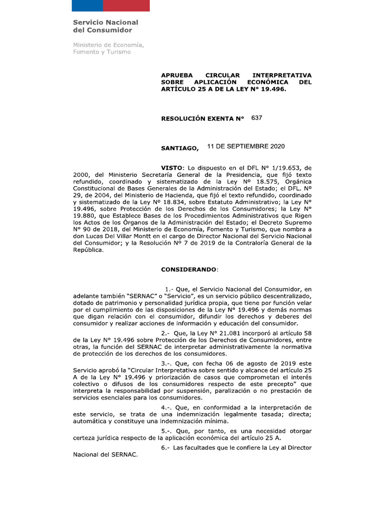 Circular 25A 2020 | PDF