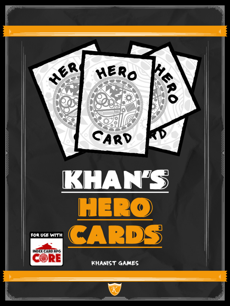 Khans Hero Cards For ICRPG | PDF | Tabletop Games | Gaming