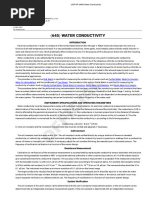 USP Chapter 645: Water Conductivity Limits | PDF | Ion | Calibration