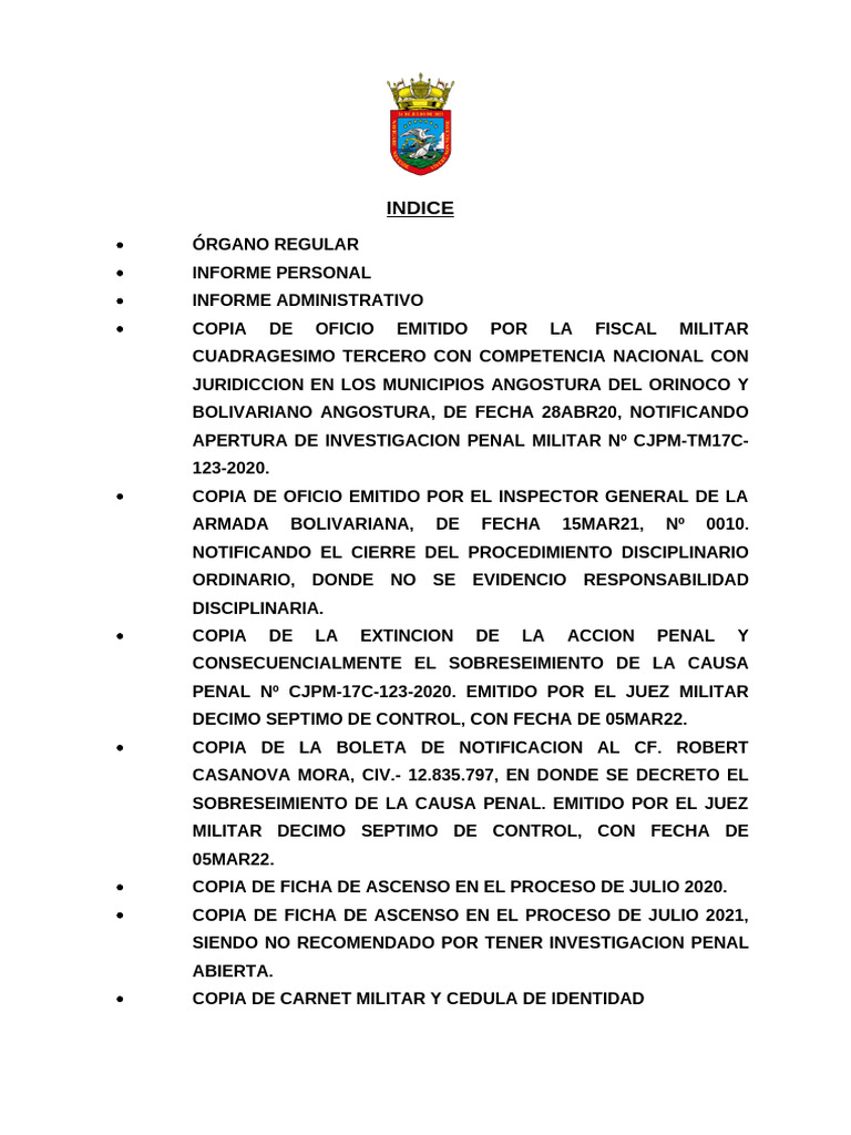 Indice | PDF