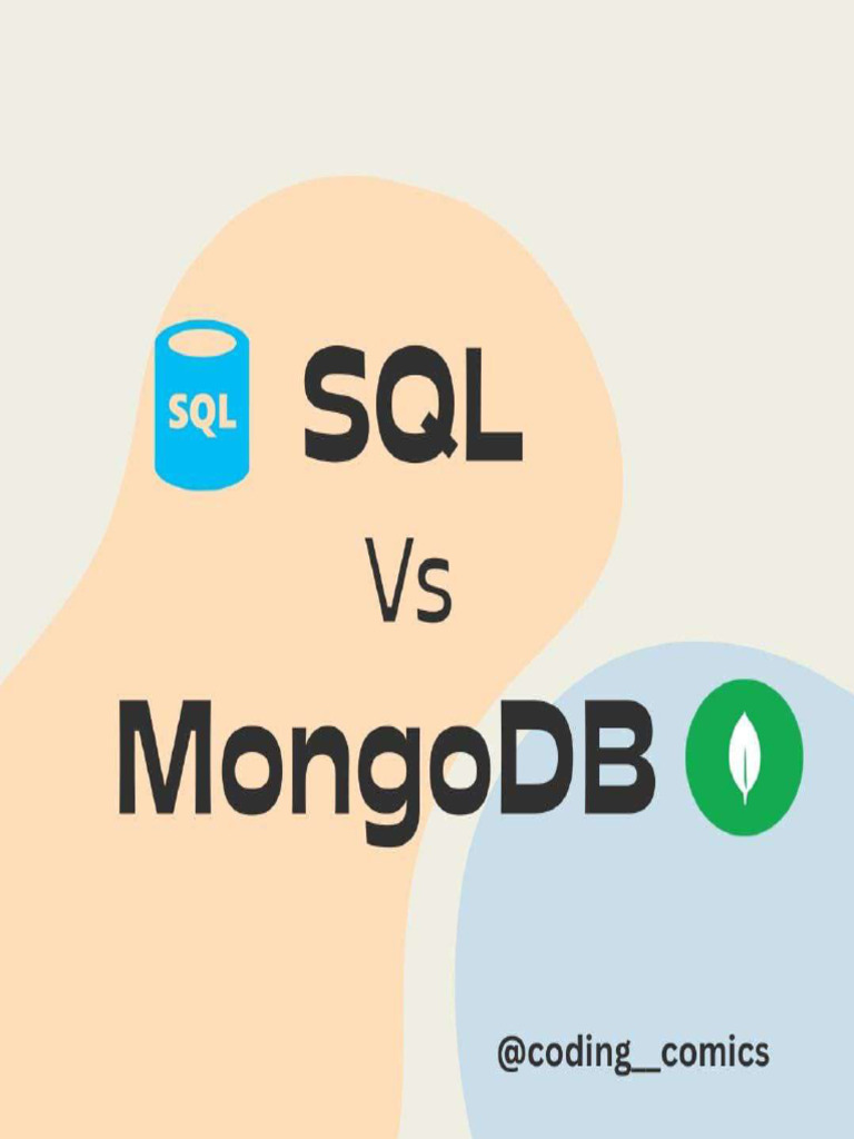 SQL vs Mongo | PDF