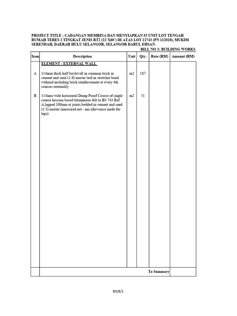 Ext Wall PDF | PDF