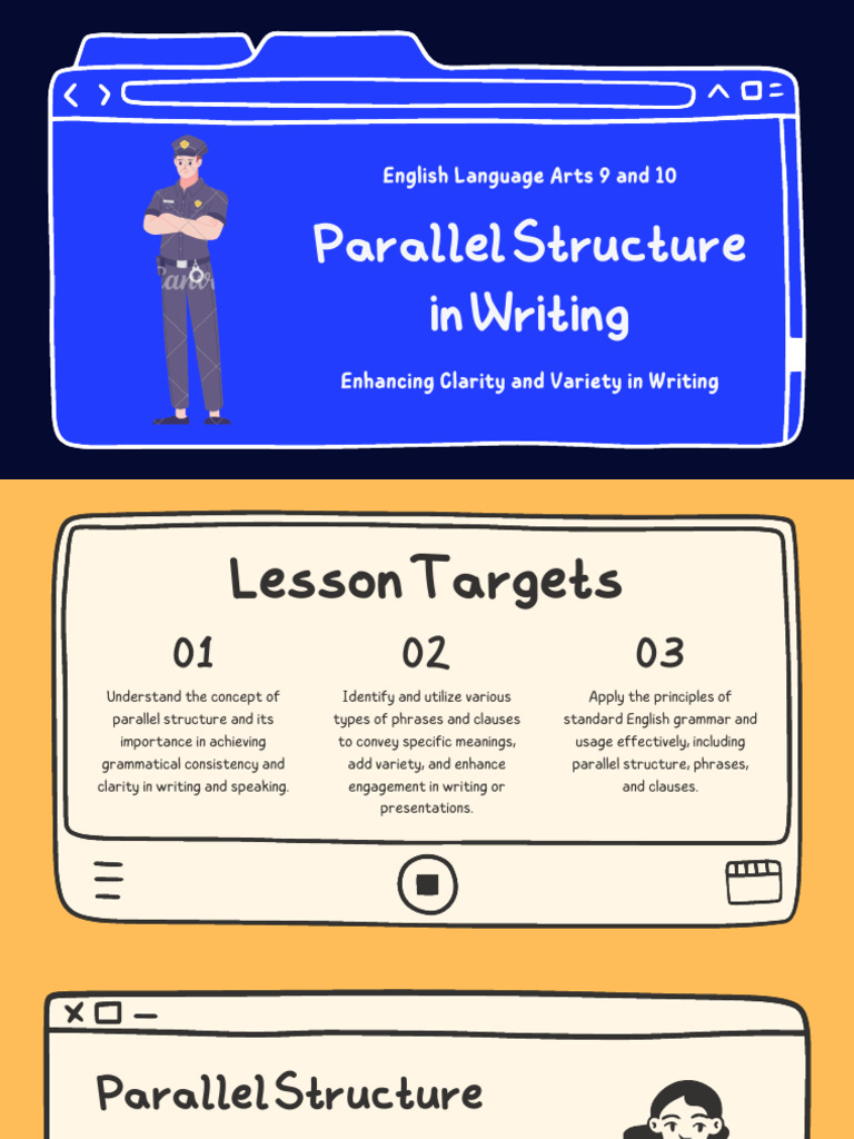 Parallel Structure in Writing | PDF | Adjective | Verb