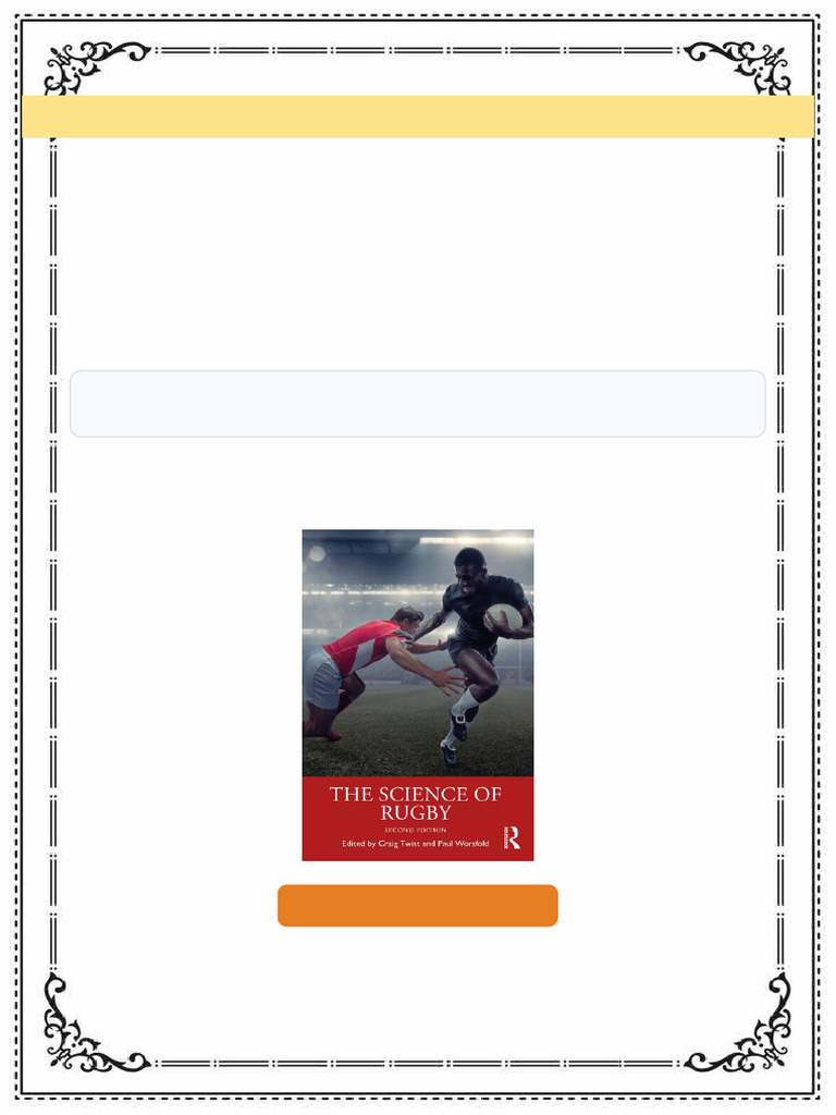 The Science of Rugby 2nd Edition Craig Twist available all format | PDF ...