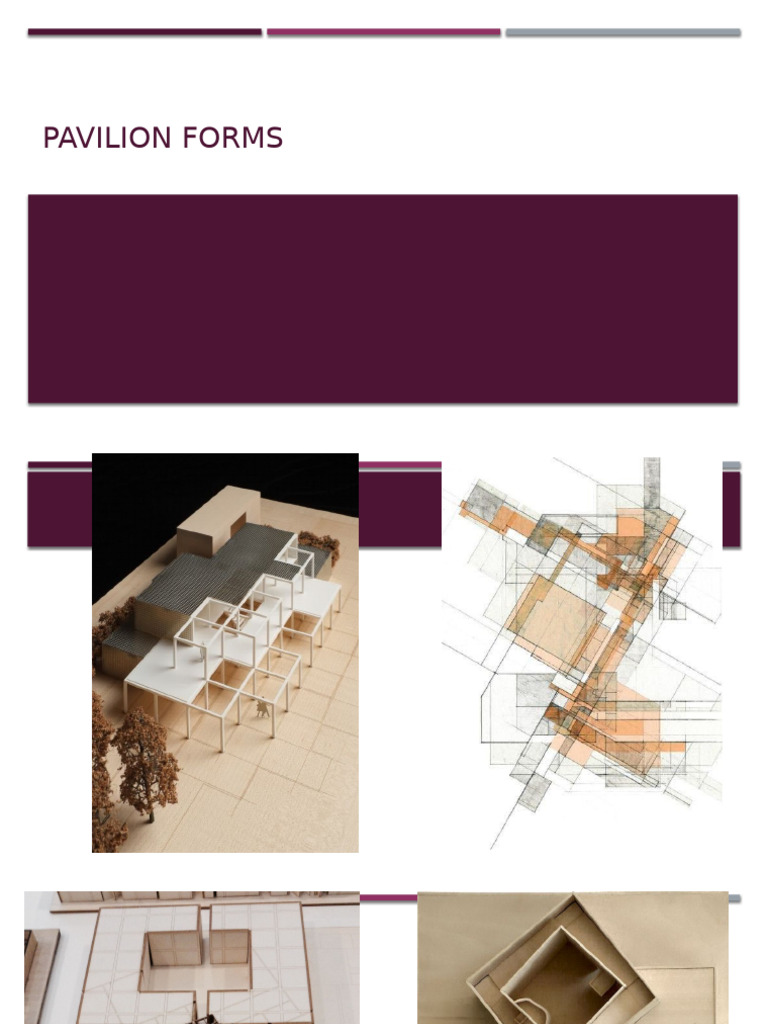 Pavilion Forms Useful For Design Studios or Lectures | PDF