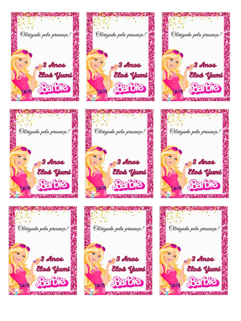 Pink Barbie Flowers Blank Page Notes A4 Document_20251023_111351_0000 | PDF