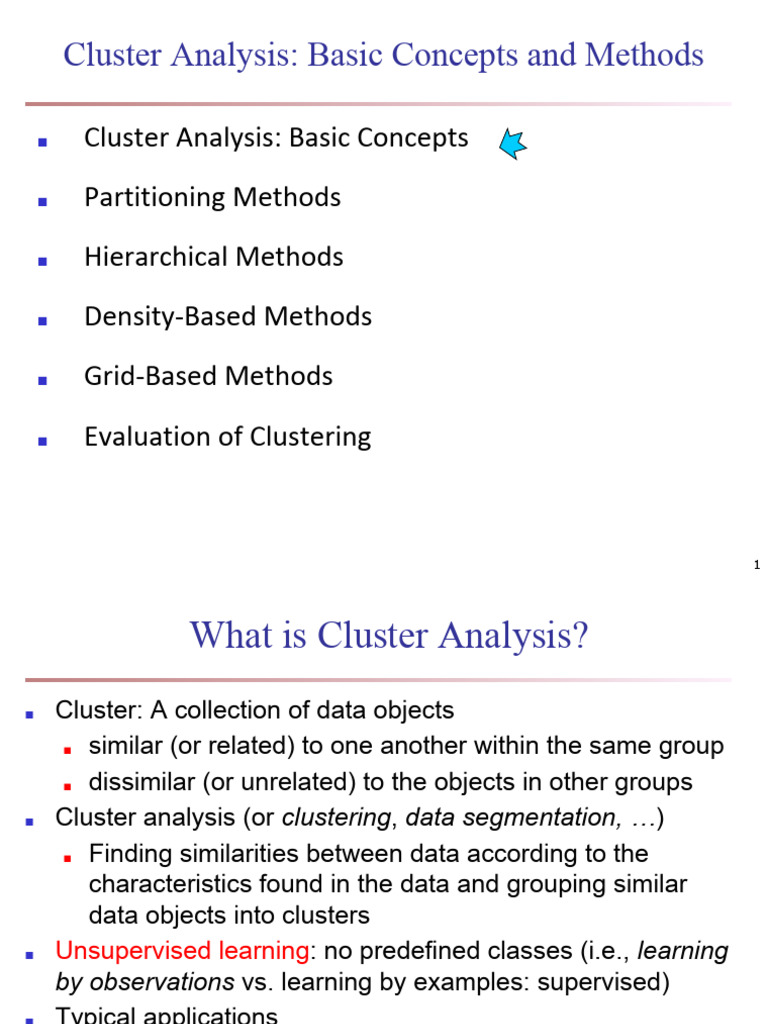 5.Clustering | PDF | Cluster Analysis | Applied Mathematics