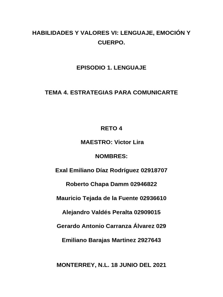 Reto 4 (1) | PDF | Cómics