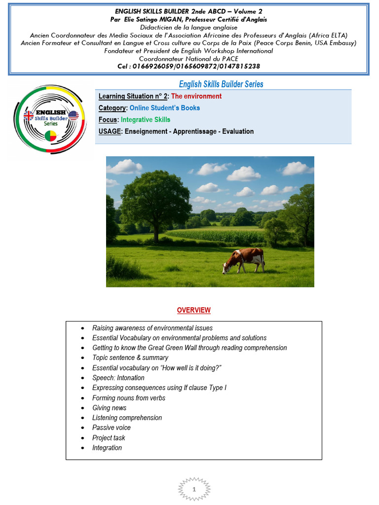 English Skills Builder 2nde Abcd Volume 2 Printable Version | PDF ...