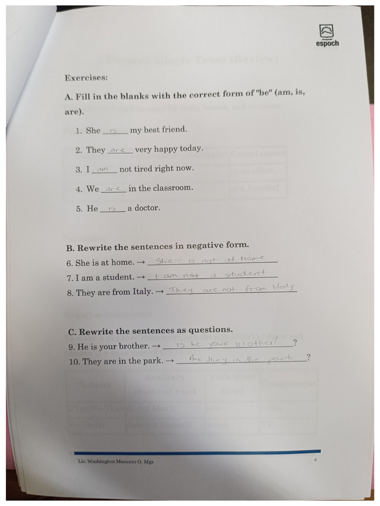 English Book Unity 1 | PDF