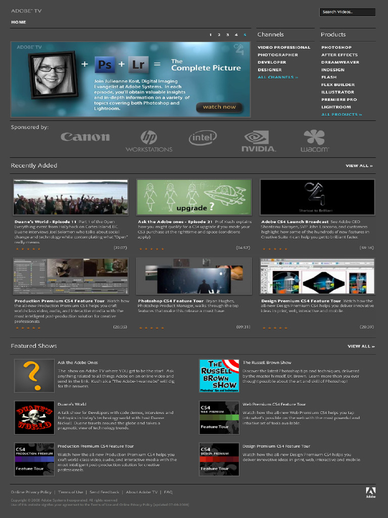 Adobe TV | PDF