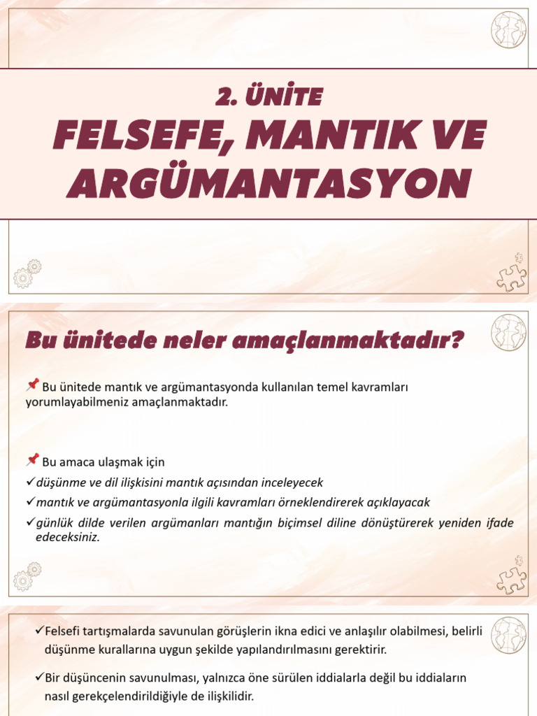 Felsefe, Mantik Ve Argümantasyon | PDF