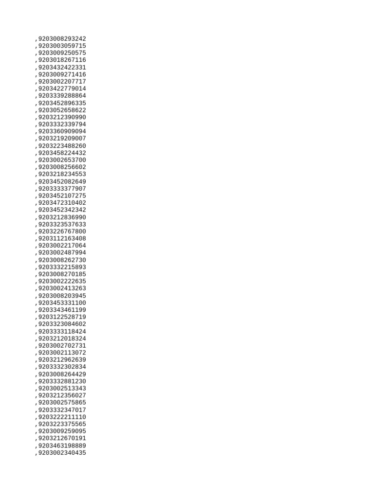 Whatsapp Numbers | PDF