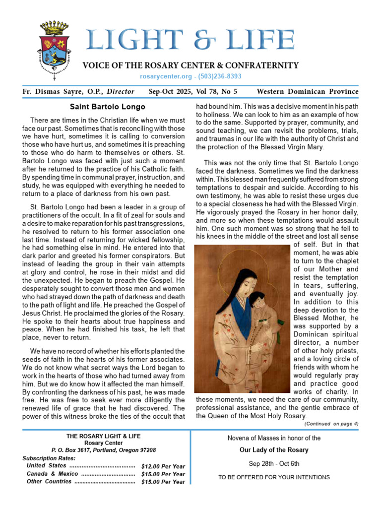 LL78N5 - Beato Bartolo Longo | PDF | Rosary | Spirituality