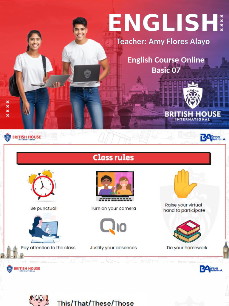 Online Basic English Course 07 | PDF