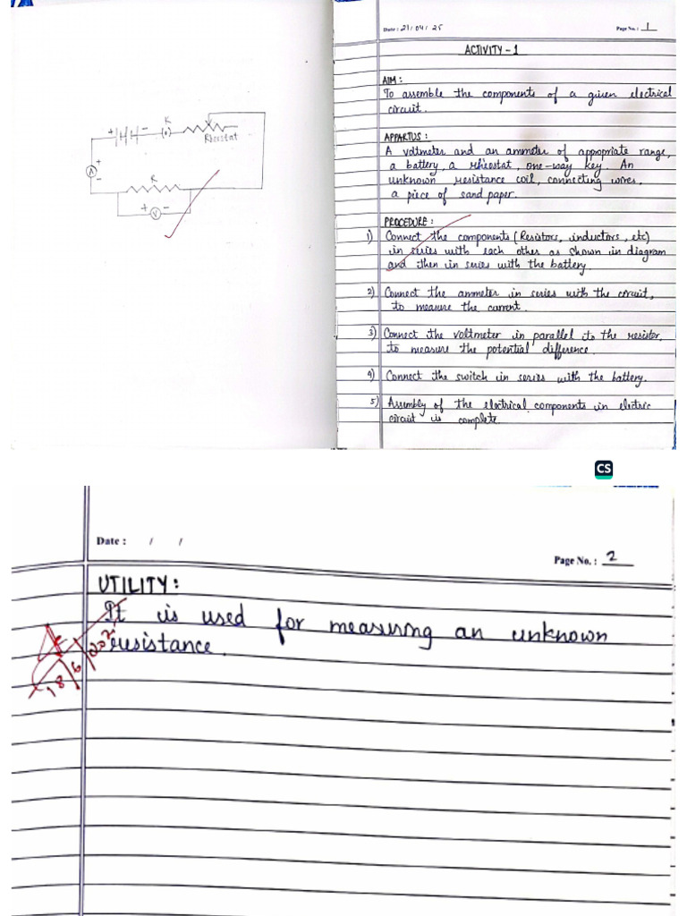 Physics Lab Record 12th | PDF