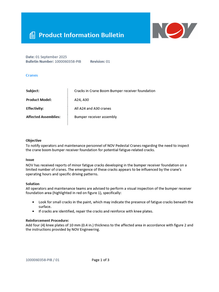 1000060358-PIB - Cracks in Crane Boom Bumper Receiver Foundation | PDF ...