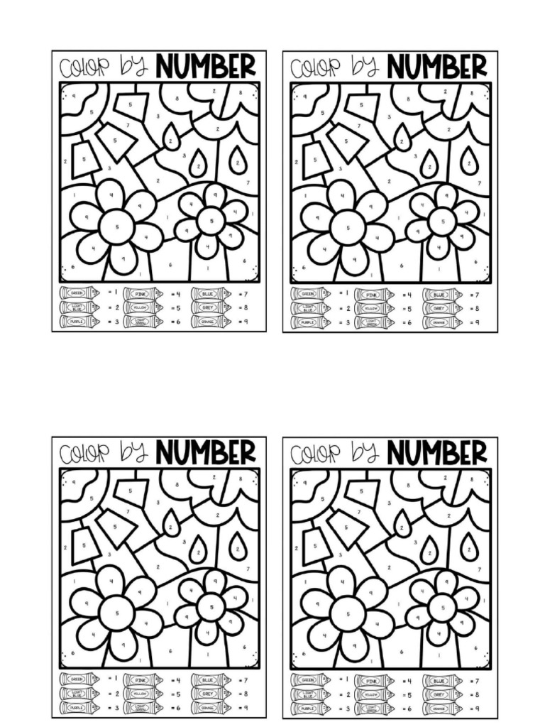 Colour by Numbers | PDF