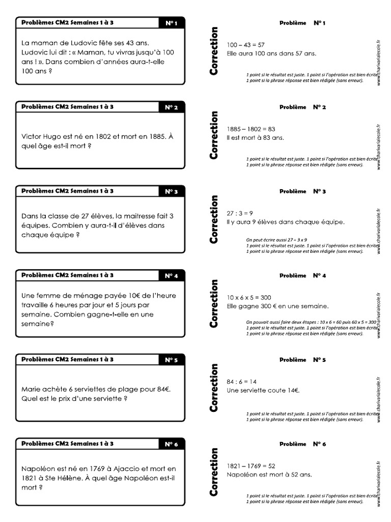 WP Contentuploads202004PROBLEMES CM2 Version 2019 COMPLET Par 6.PDF 4 | PDF