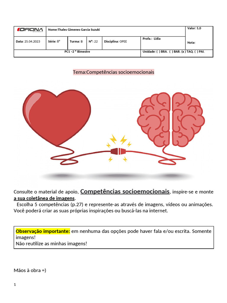 Thales Gimenes Garcia Suzuki - PC1_2º Bim_8os_OPEE | PDF
